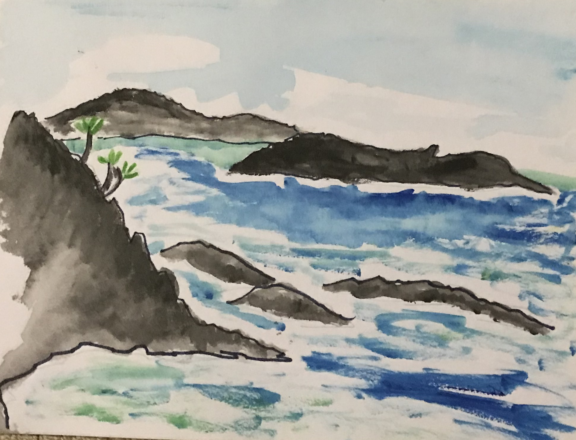 Rocky shore – Tracking the Human: nobody's a long time